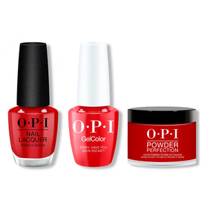OPI - Gel, Lacquer & Dip Combo - Emmy, have you seen Oscar? - Red Gel ...