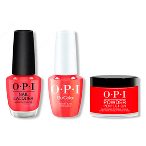 OPI - Gel, Lacquer & Dip Combo - Heart and Con-Soul - Red Gel, Lacquer ...