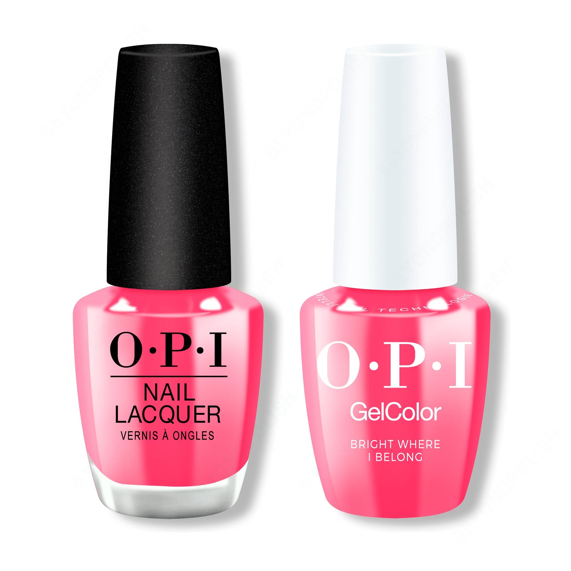OPI - Intelli-Gel & Lacquer Combo - Pink Flamenco - Pink Gel & Lacquer ...