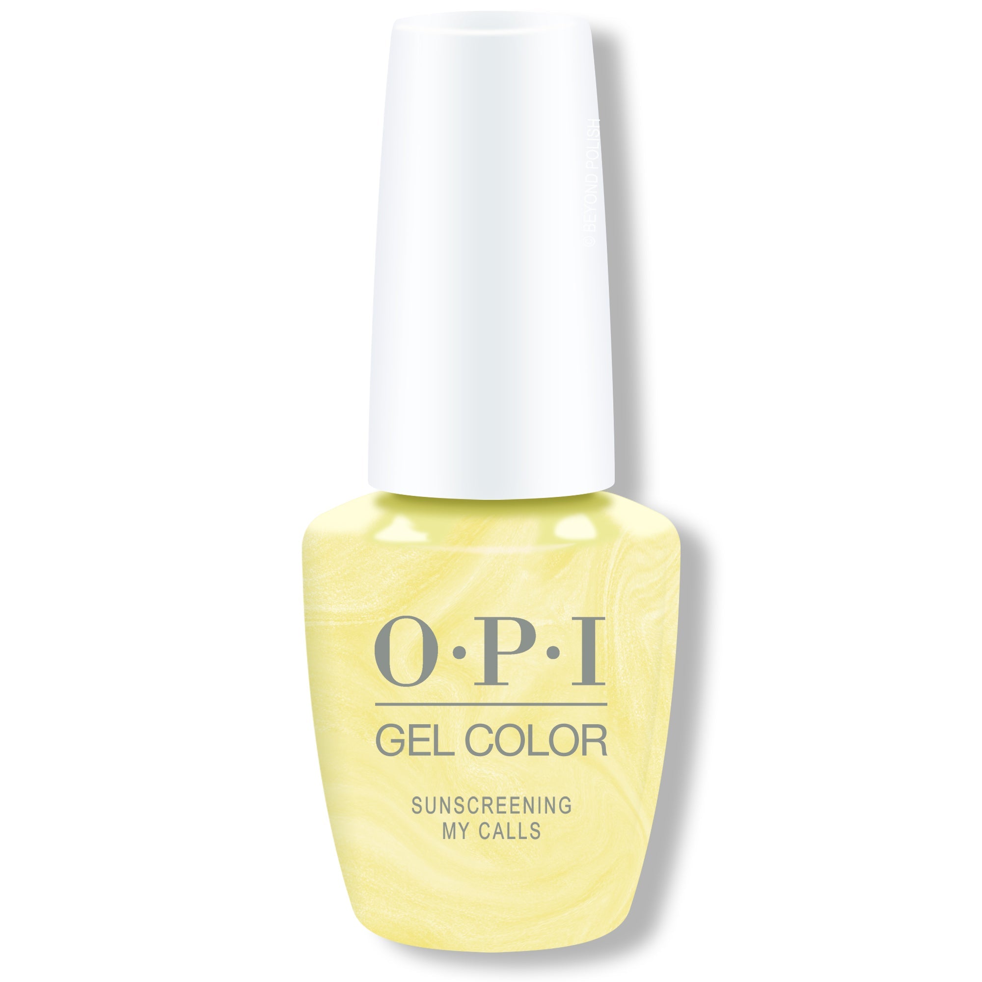 OPI GelColor - Sunscreening My Calls 0.5 oz - #GCP003 - Yellow Gel ...