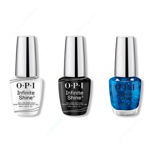 OPI - Infinite Shine Combo - Base, Top & Dust the Competition - Blue ...
