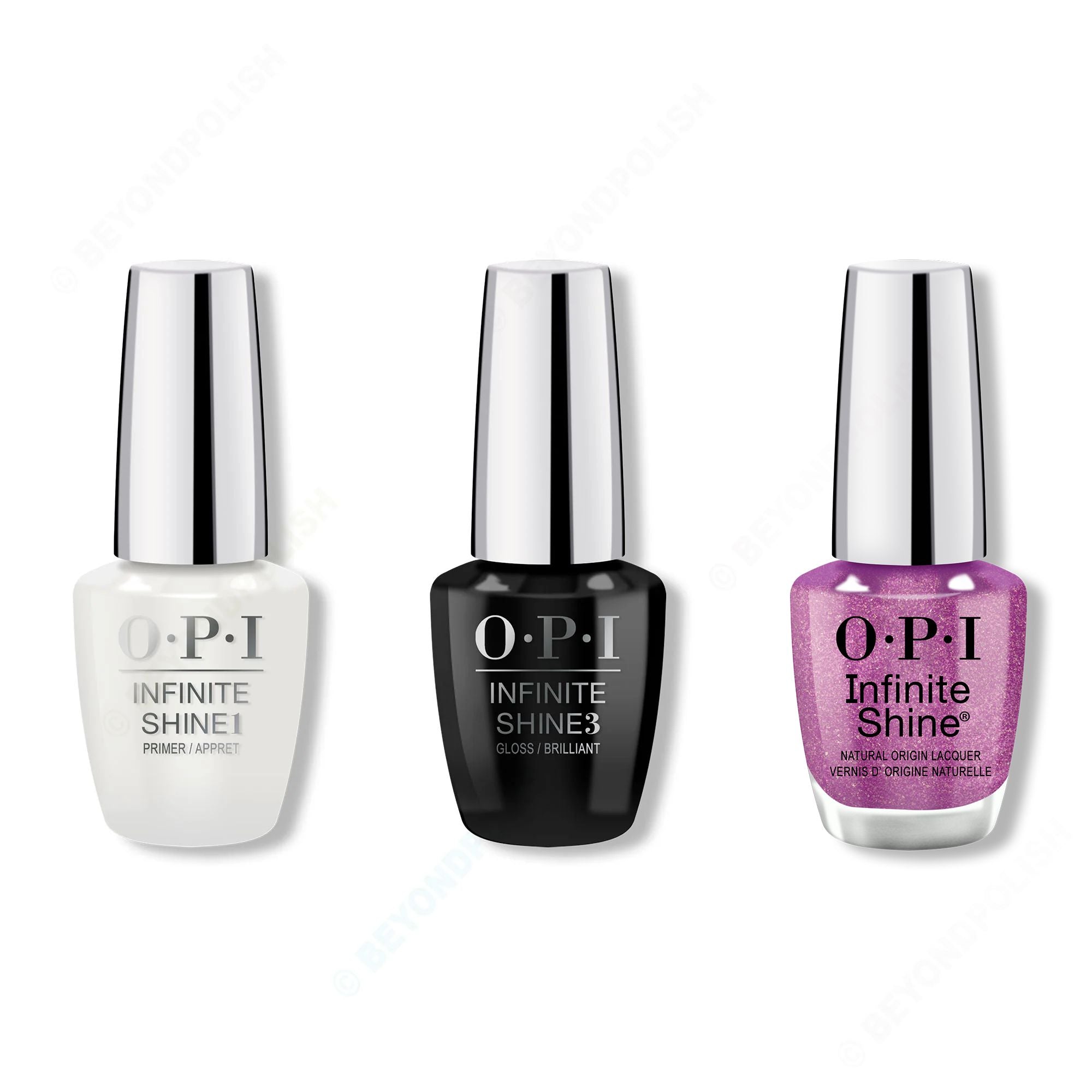 OPI - Infinite Shine Combo - Base, Top & My Own Bestie - Purple Nail ...