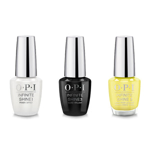 OPI - Infinite Shine Combo - Base, Top & Stay Out All Bright - Yellow ...