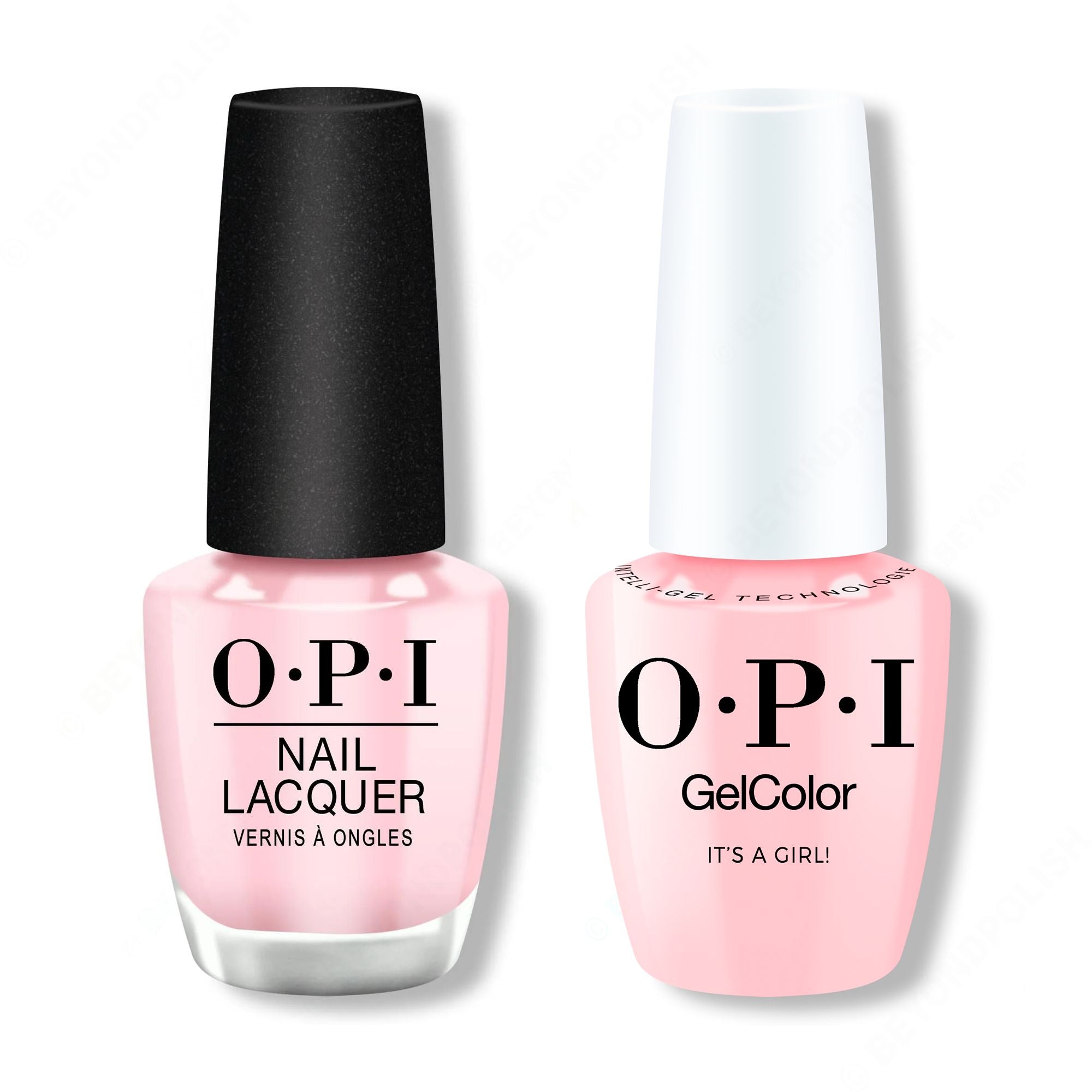 OPI - Intelli-Gel & Lacquer Combo - It's a Girl! - Pink Gel & Lacquer ...