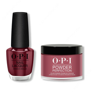 OPI - Lacquer & Dip Combo - We the Female - Red Lacquer & Dip - OPI-LD ...