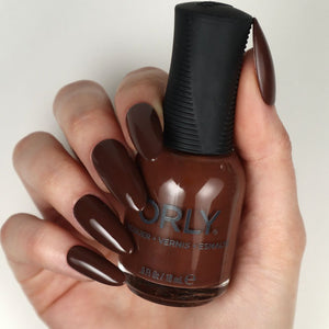 ORLY Don't Be Suspicious Brown Creme Nail Lacquer