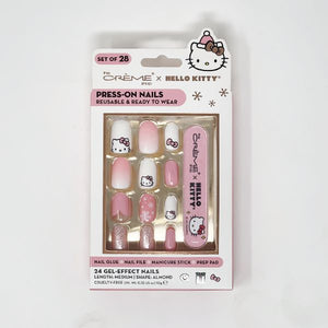 The Creme Shop x Hello Kitty - Press on Nails (Pink Holiday) - Nail ...