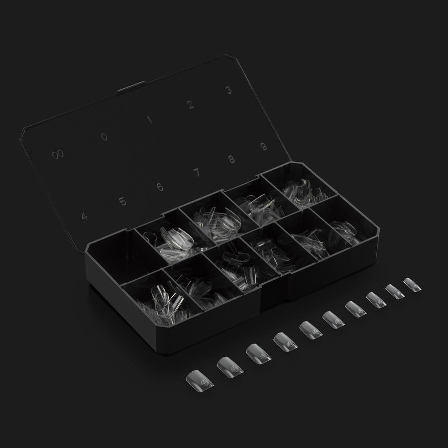 Apres - Gel-X Nail Extension Kit - Natural Square Short (500 Pcs)